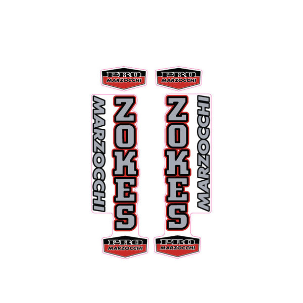 1995 Marzocchi Zokes Pro Mountain Bike fork decal set – Re-Rides