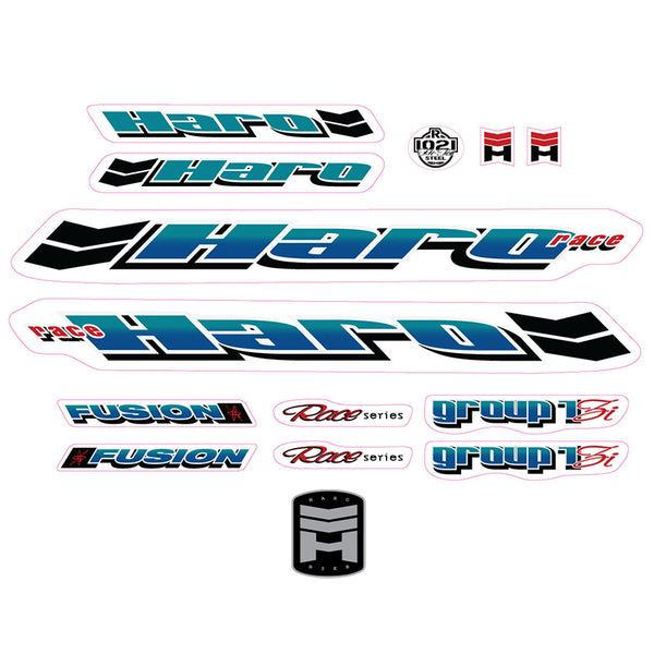 1996 Haro Group 1 Zi decal set for BMX – Re-Rides