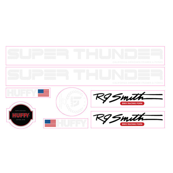 1982 Huffy Super Thunder 24 BMX decal set – Re-Rides