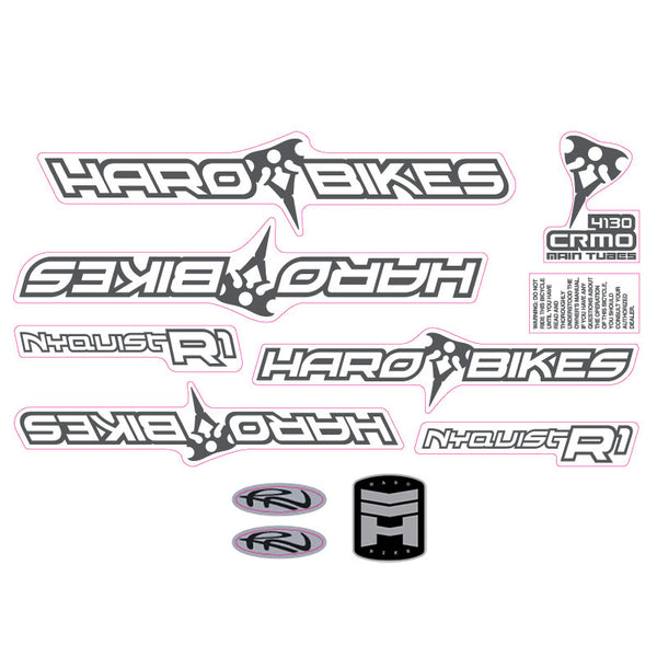 2004 Haro Nyquist R1 BMX decal set – Re-Rides