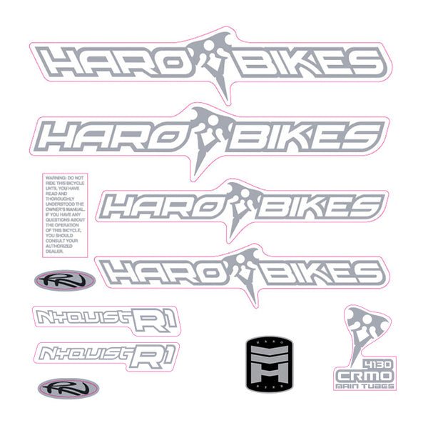2004 Haro Nyquist R1 BMX decal set – Re-Rides
