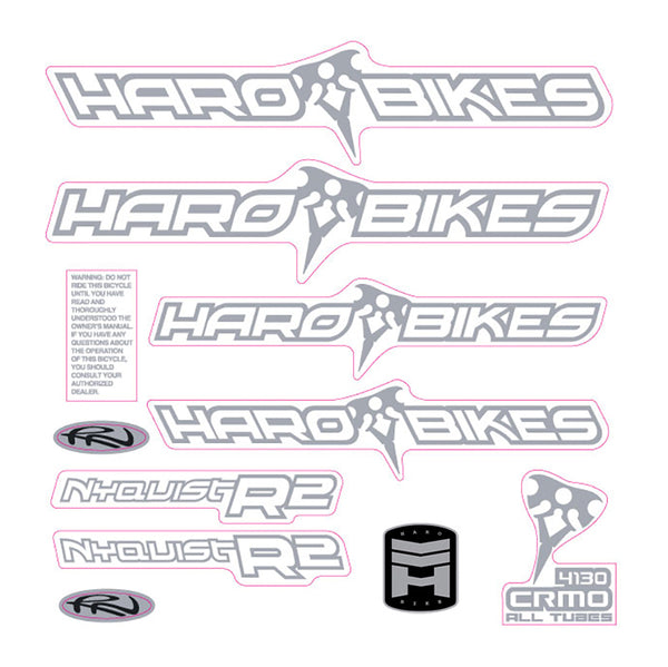 2004 Haro Nyquist R2 BMX decal set – Re-Rides