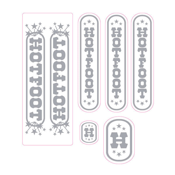 Repco Hotfoot decal set 'Hutchfoot' design for BMX – Re-Rides